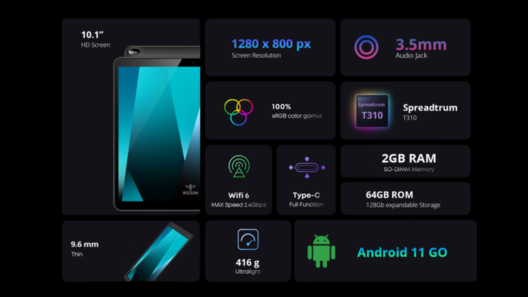 Novatab R10 Smart tablet - Rizzen